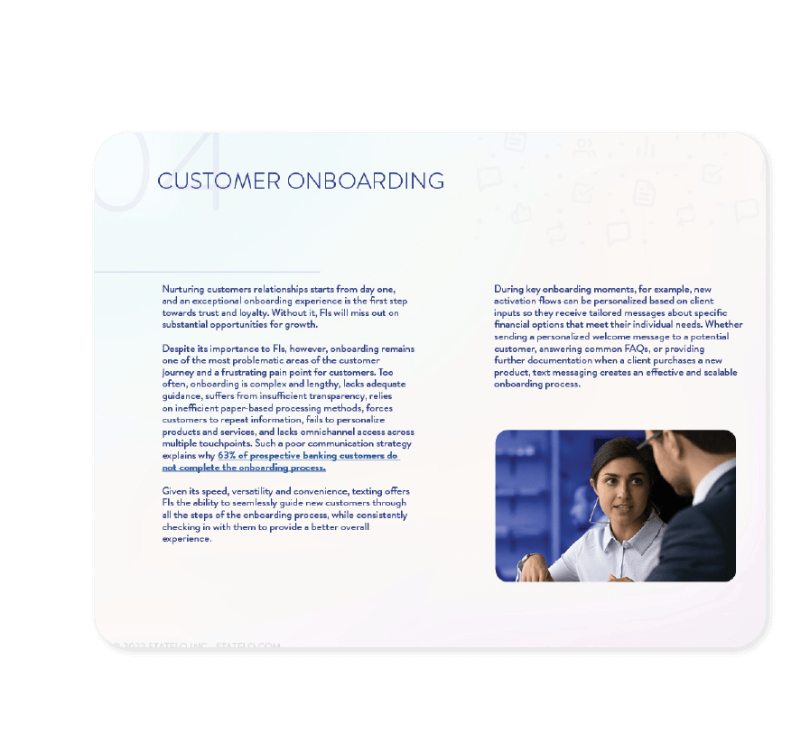 Why Business Texting? Use Cases for Financial Institutions Why Business Texting? Use Cases for Financial Institutions